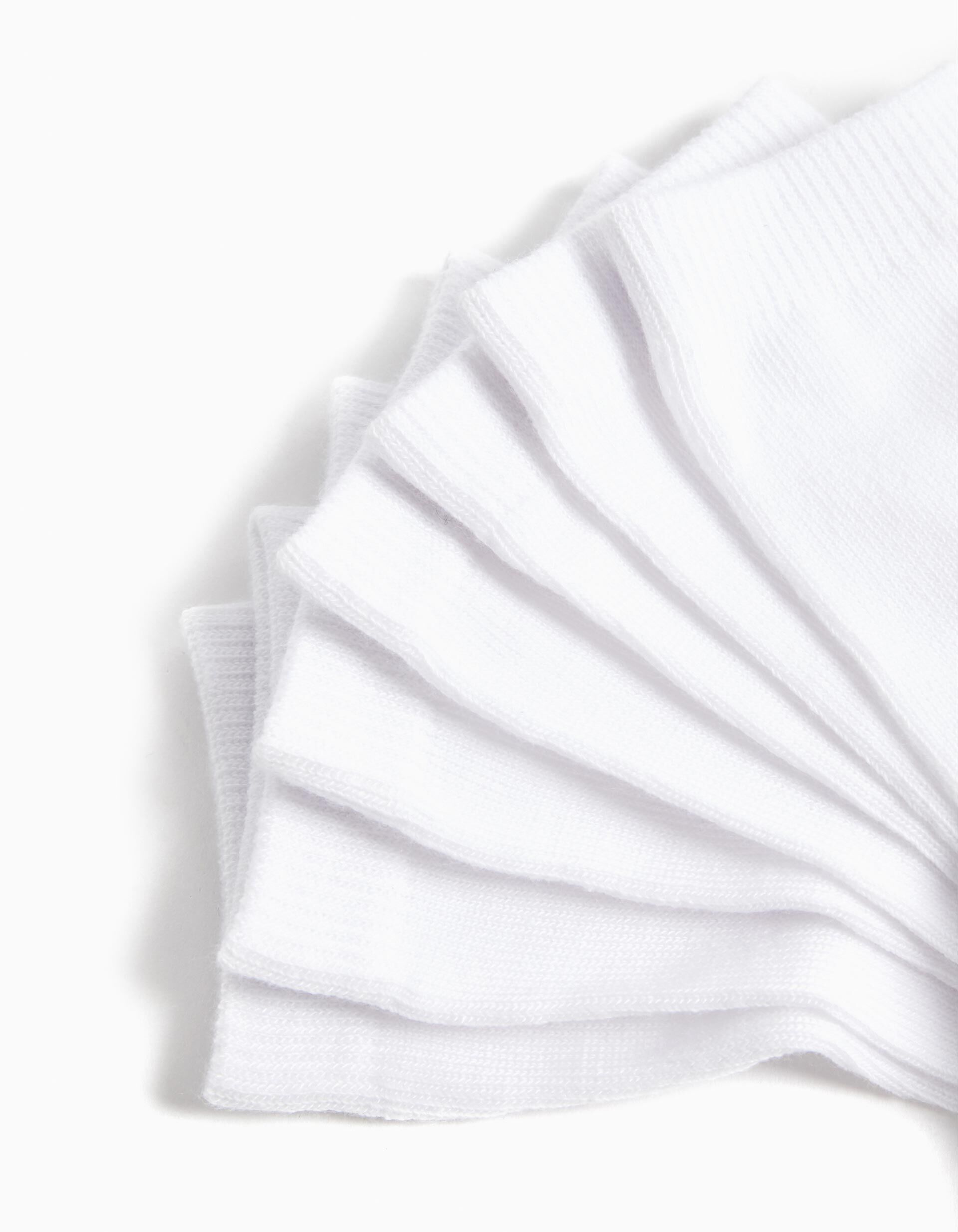 7 Pairs of Socks Pack, Girls, White | MO Online