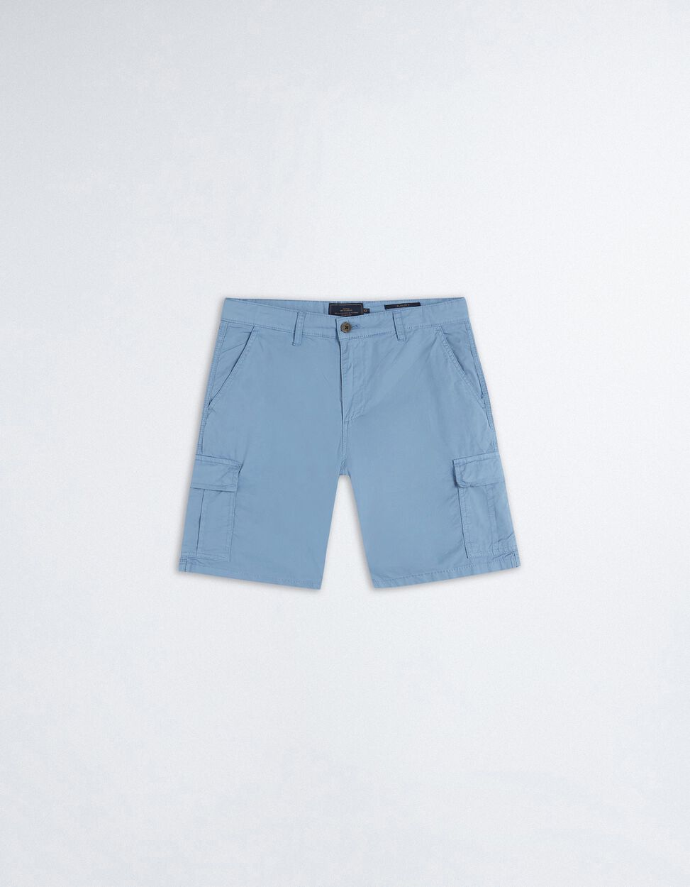 Calções Cargo 'Slim Fit', Homem, Azul | MO Online Calções Cargo 'Slim Fit', Homem, Azul | MO Online
