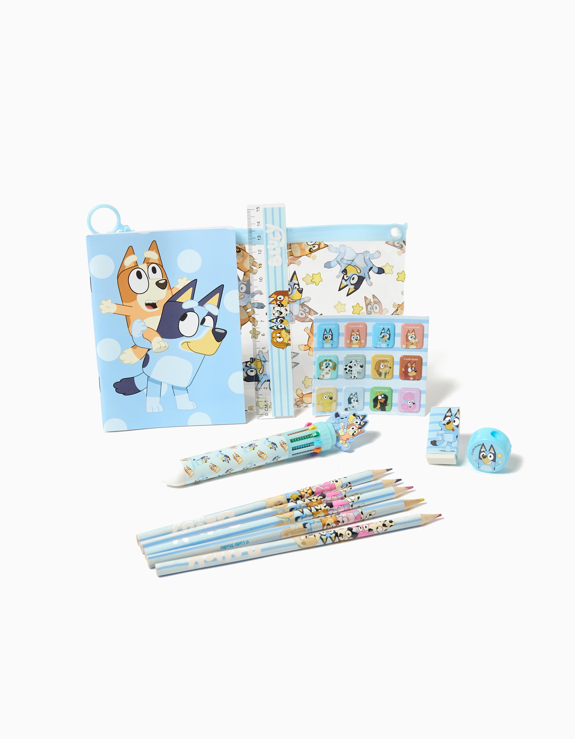 Conjunto Material Escolar 'Stitch' ©Disney, Menina, Azul | MO Online
