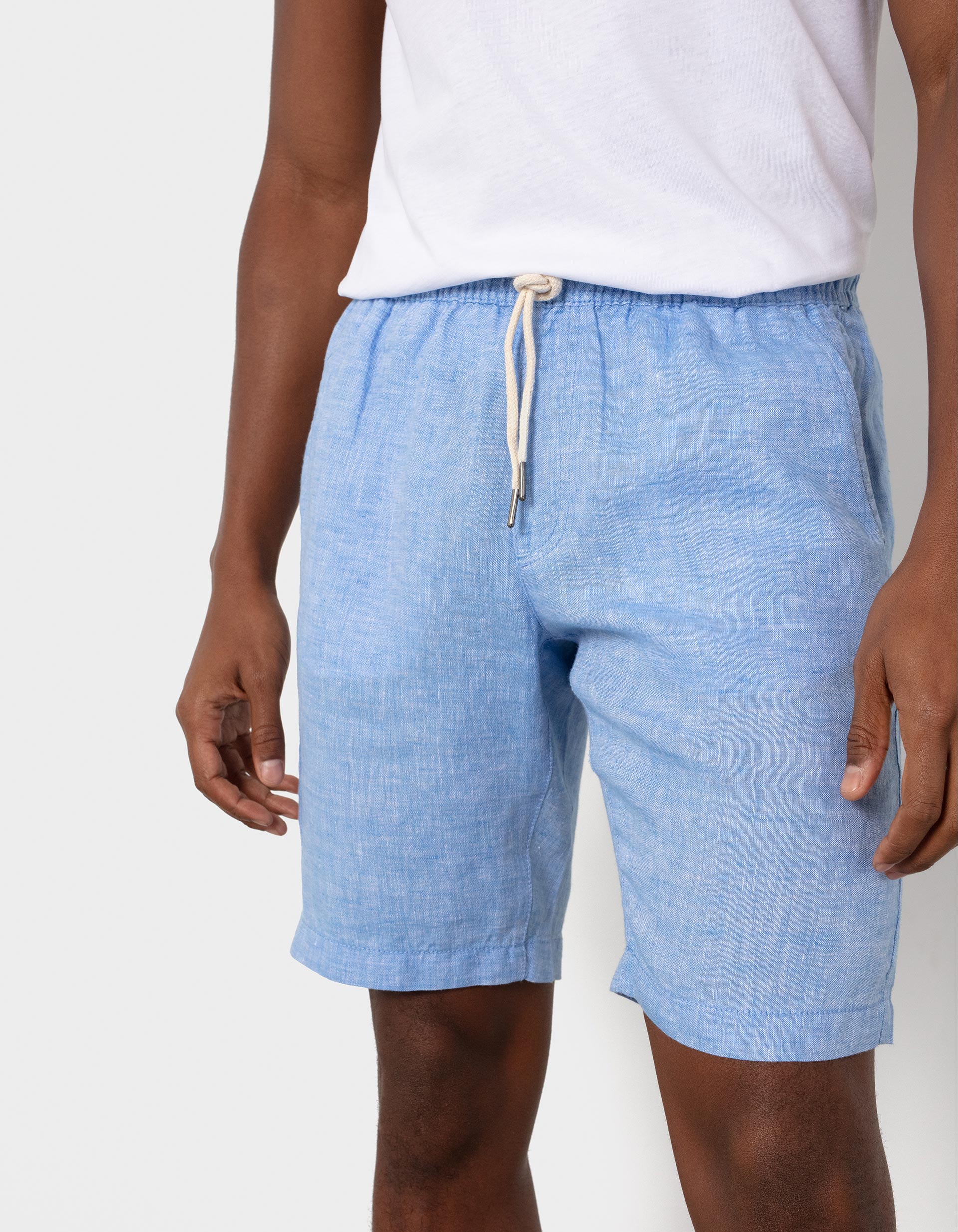 Calções 100% Linho, Homem | MO Online