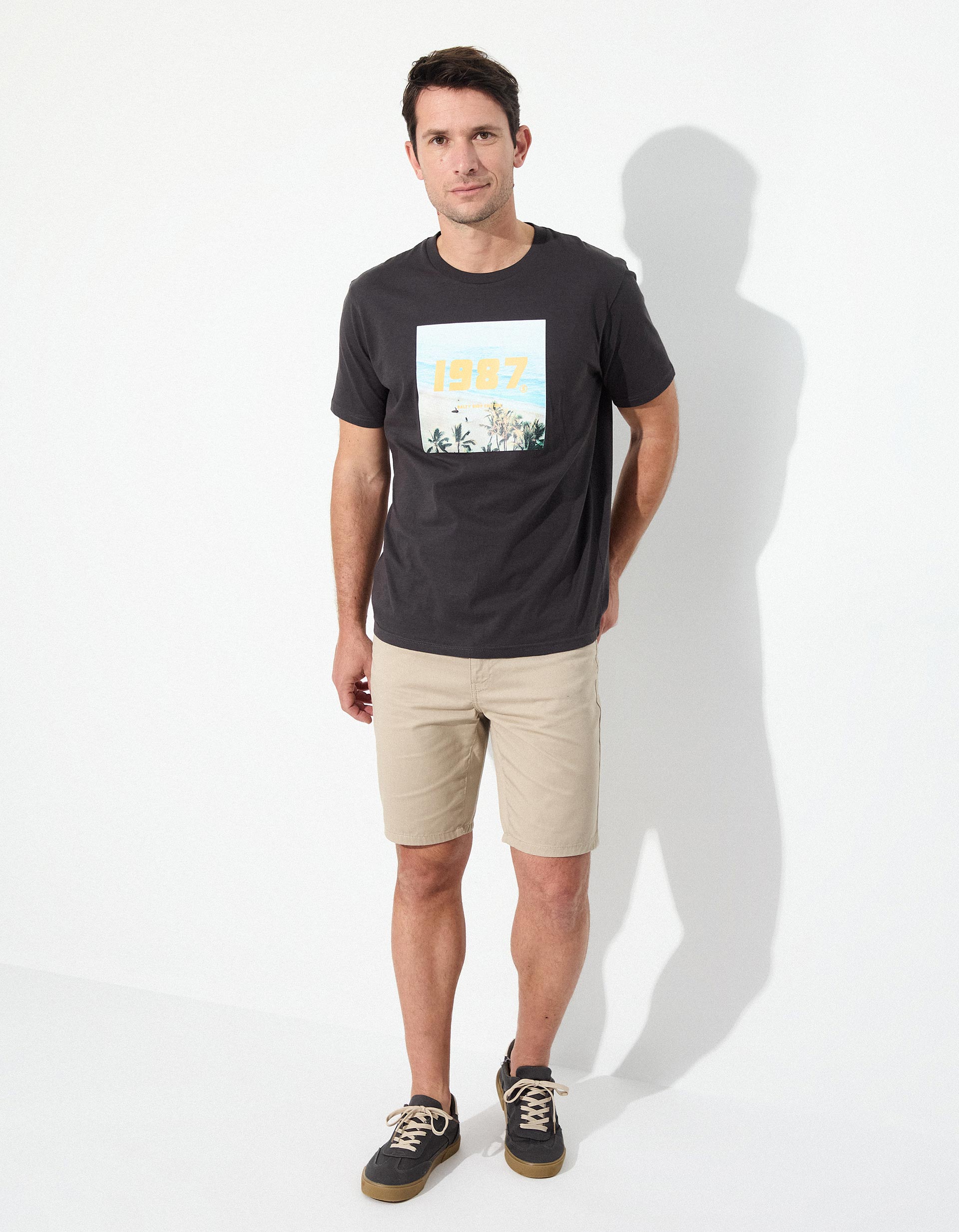 Calções, Homem, Bege | MO Online