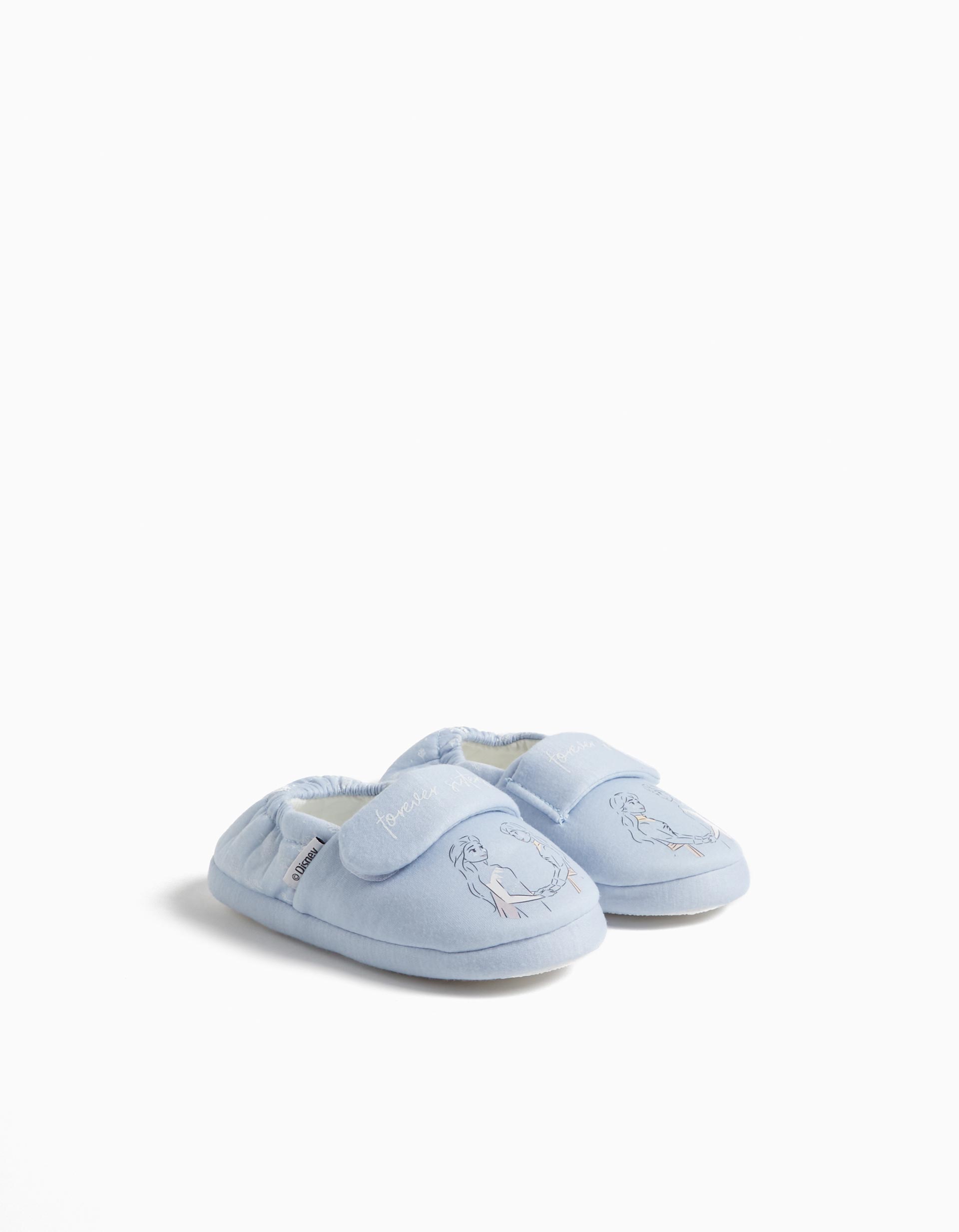 'Frozen' Slippers, Girl, Light Blue | MO Fashion
