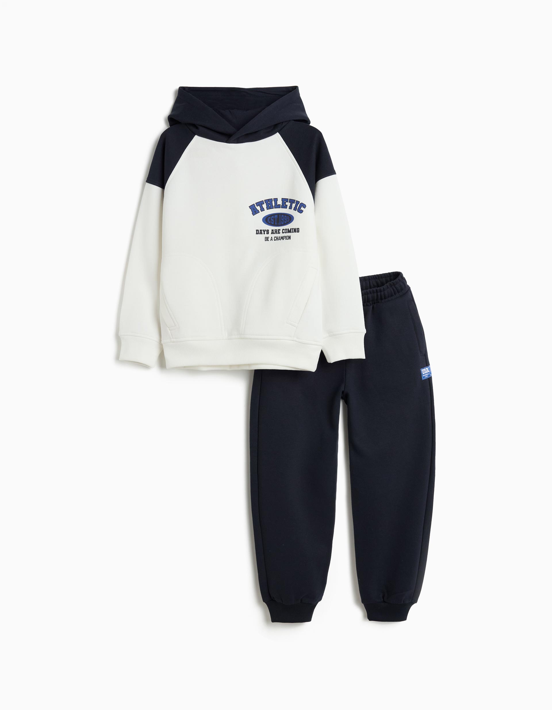 Conjunto de Jogging, Menino, Azul Escuro | MO Online