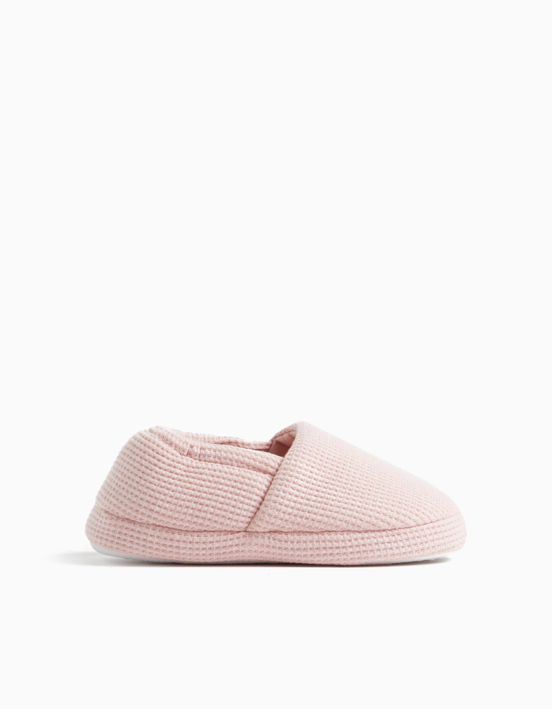 Texture Slippers, Girl, Light Pink | MO Online