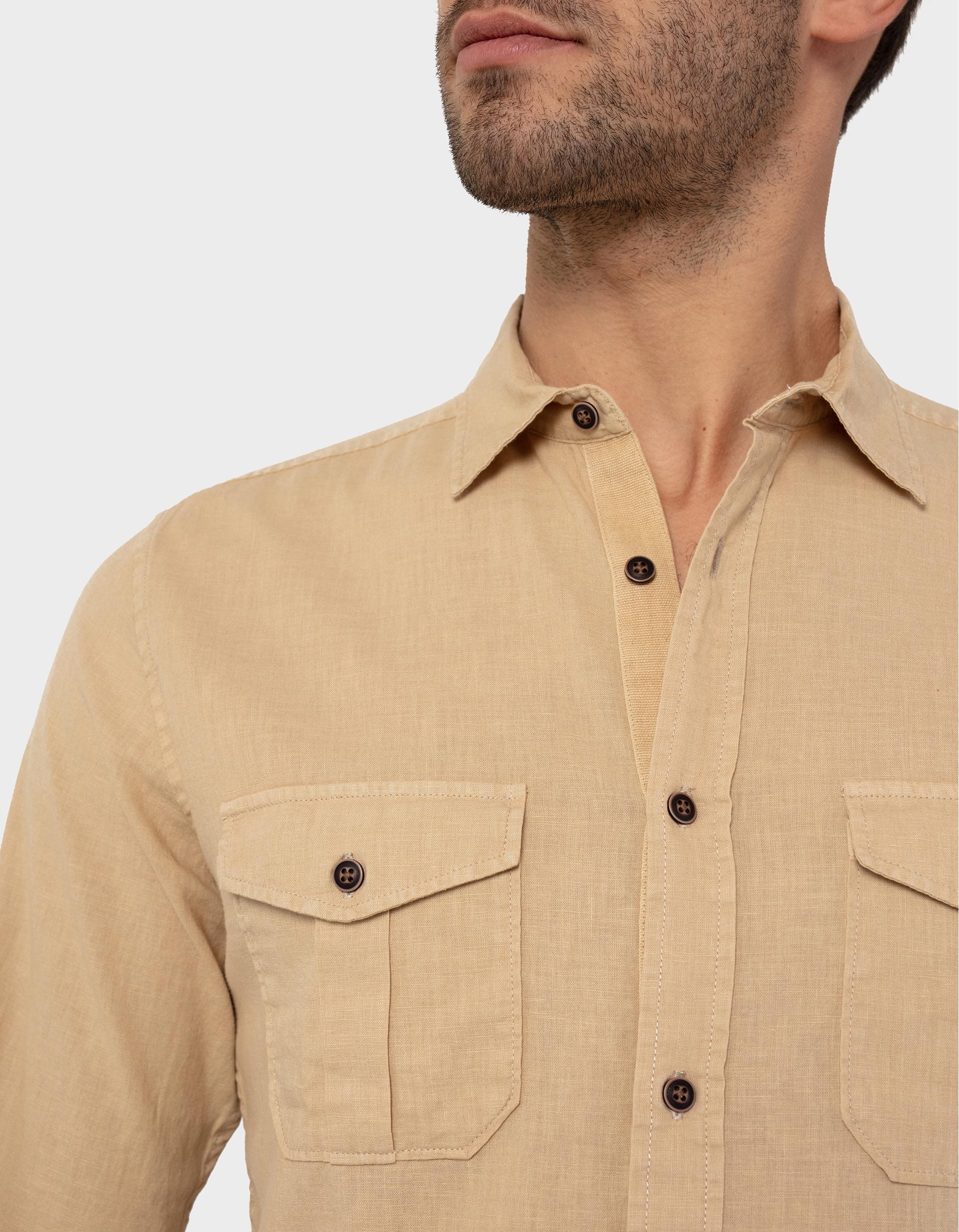 Camisa de Linho para Homem | MO Online