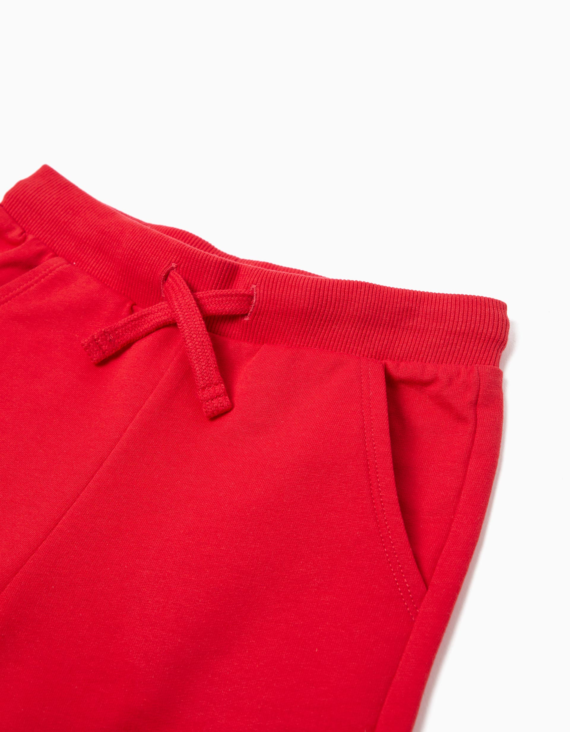 Calções Fleece, Menino, Vermelho | MO Online