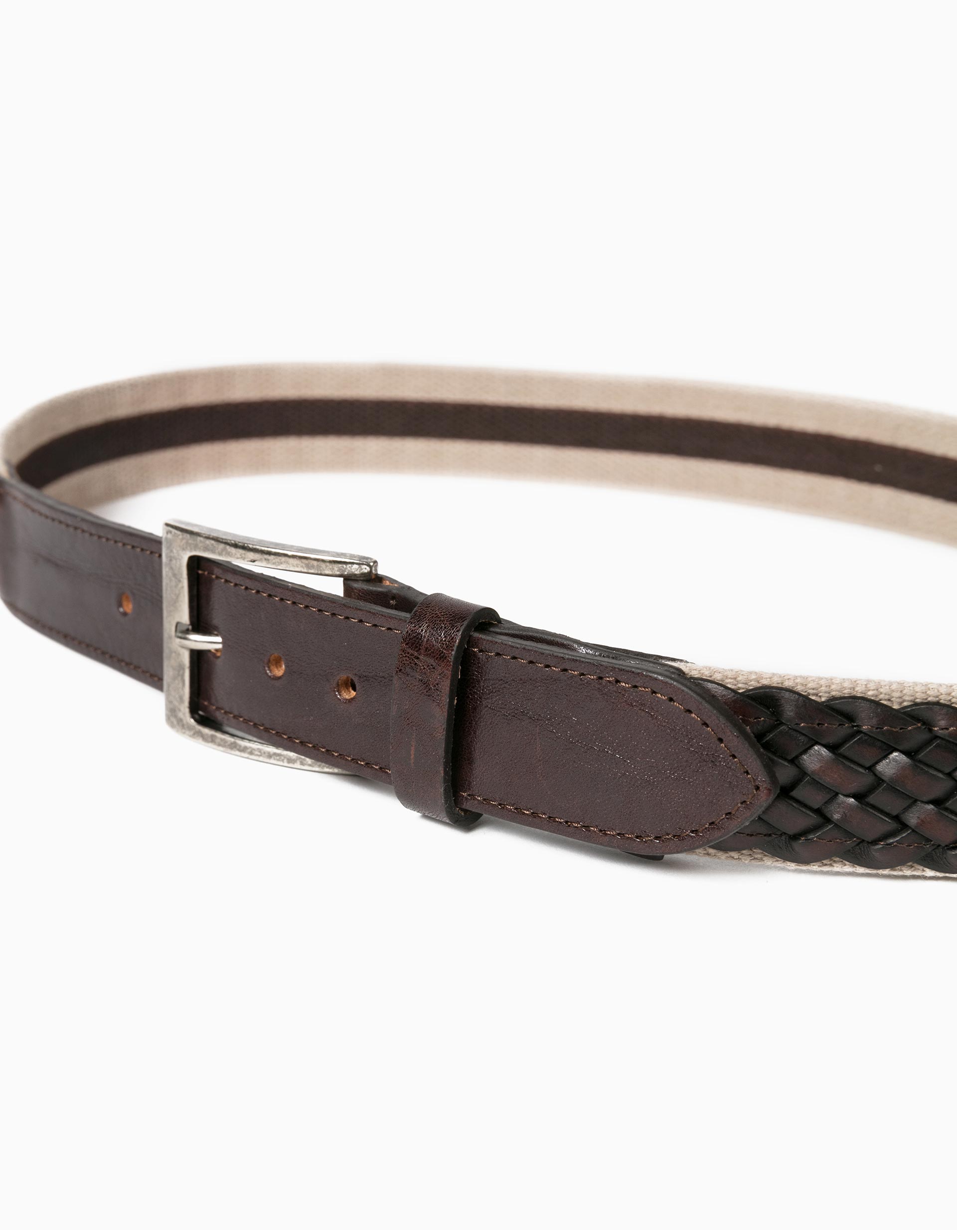 Cinto Combinado em Pele, para Homem | MO Online