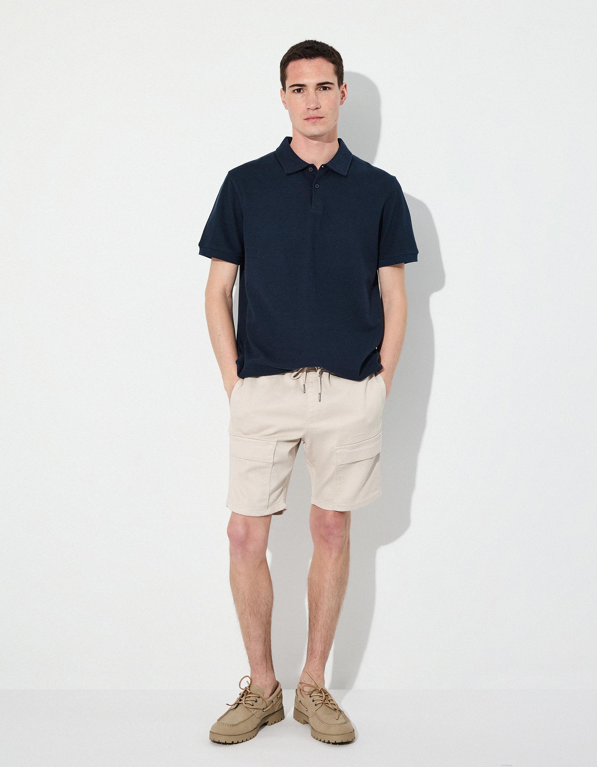 Calções, Homem, Bege | MO Online